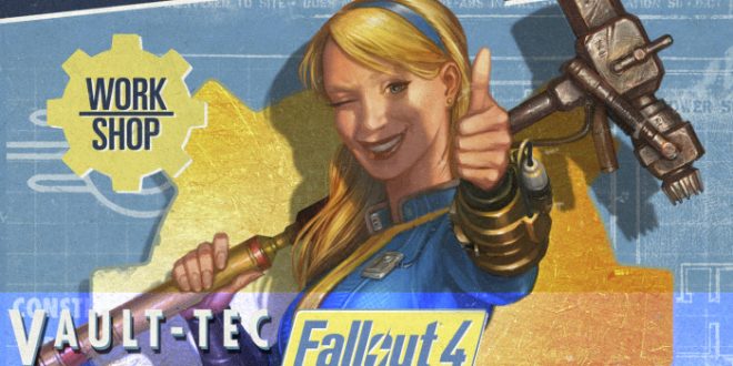Fallout 4 and their latest DLC, Vault-Tec Workshop: build your own refuge
